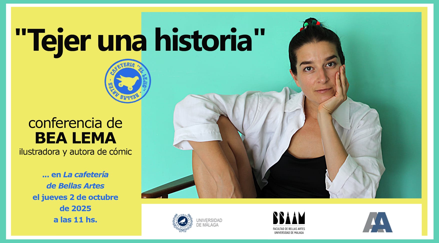 Conferencia "Tejer una historia", de la ilustradora y autora de cómic Bea Lema - Universidad de ...