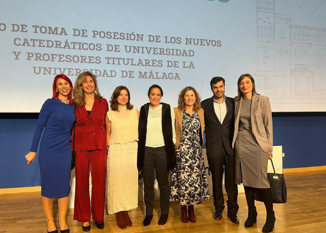 Toma de posesión de catedráticas y profesorado titular de universidad - Universidad de Málaga