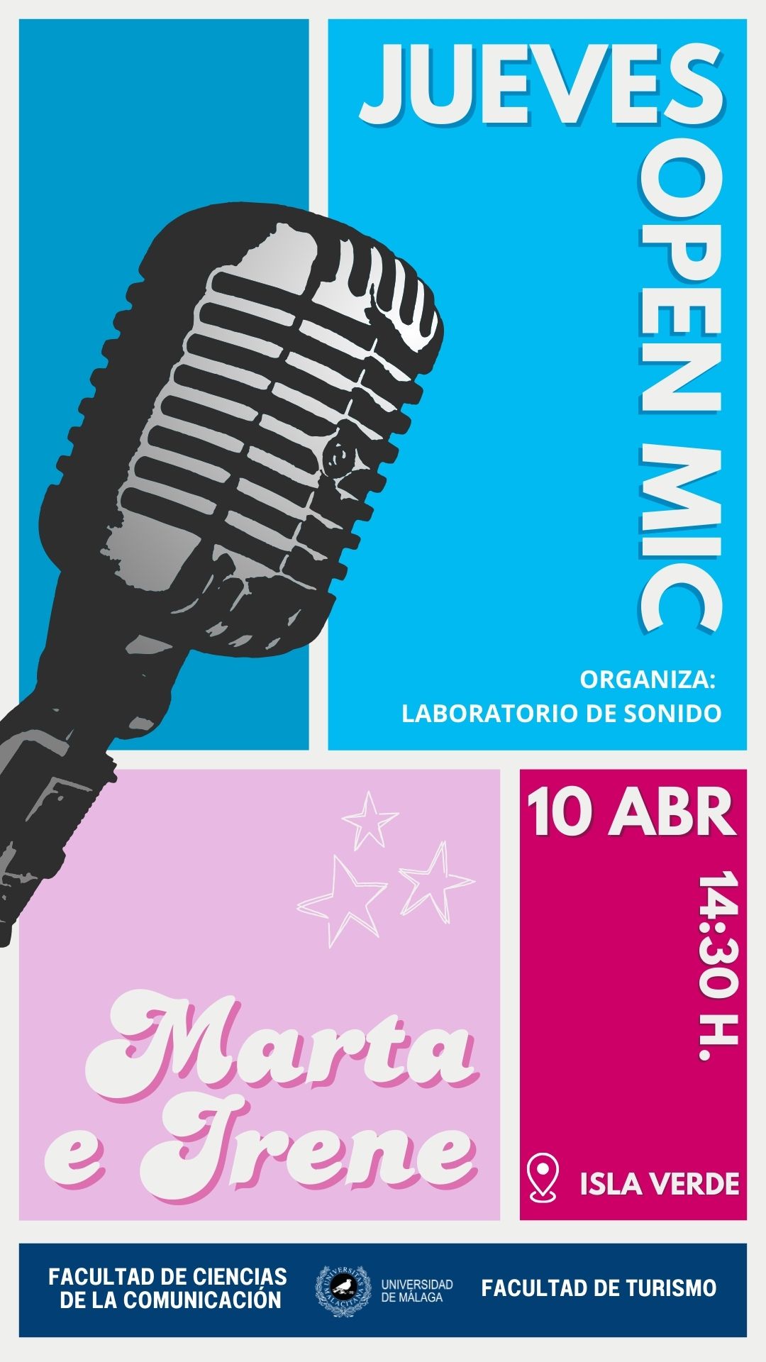 Jueves Open Mic con Marta e Irene - University of Malaga